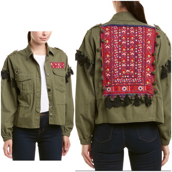 Walter Baker | Jackets & Coats | Walter Baker Embroidered Lex Olive ...